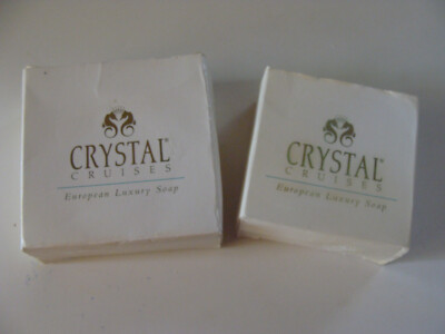 Crystal Cruises Soap Bar Travel Lot of 2 bars -2 oz & 3 oz Size ...