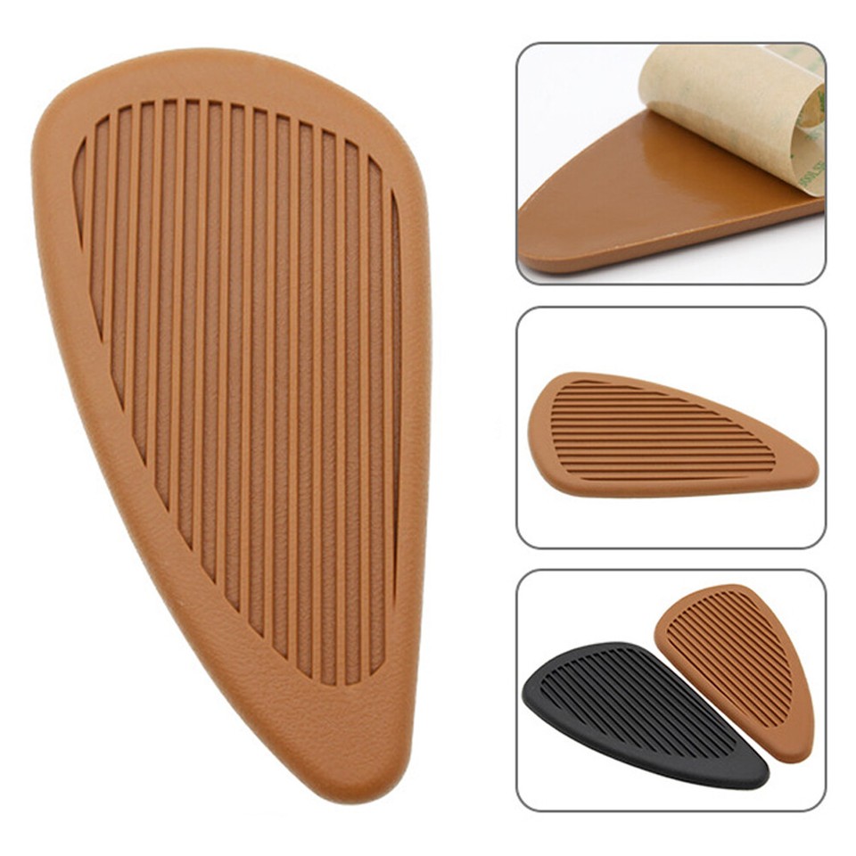 2Pcs Motorbike Motorcycle Tank Knee Pad Retro Gas Fuel Tank Pads ...