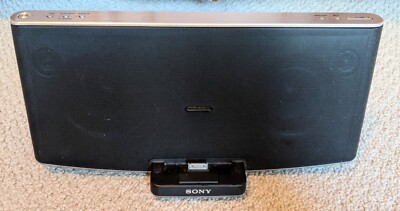 Sony RDP-X200iP Personal Audio Docking System Tested no remote no power ...