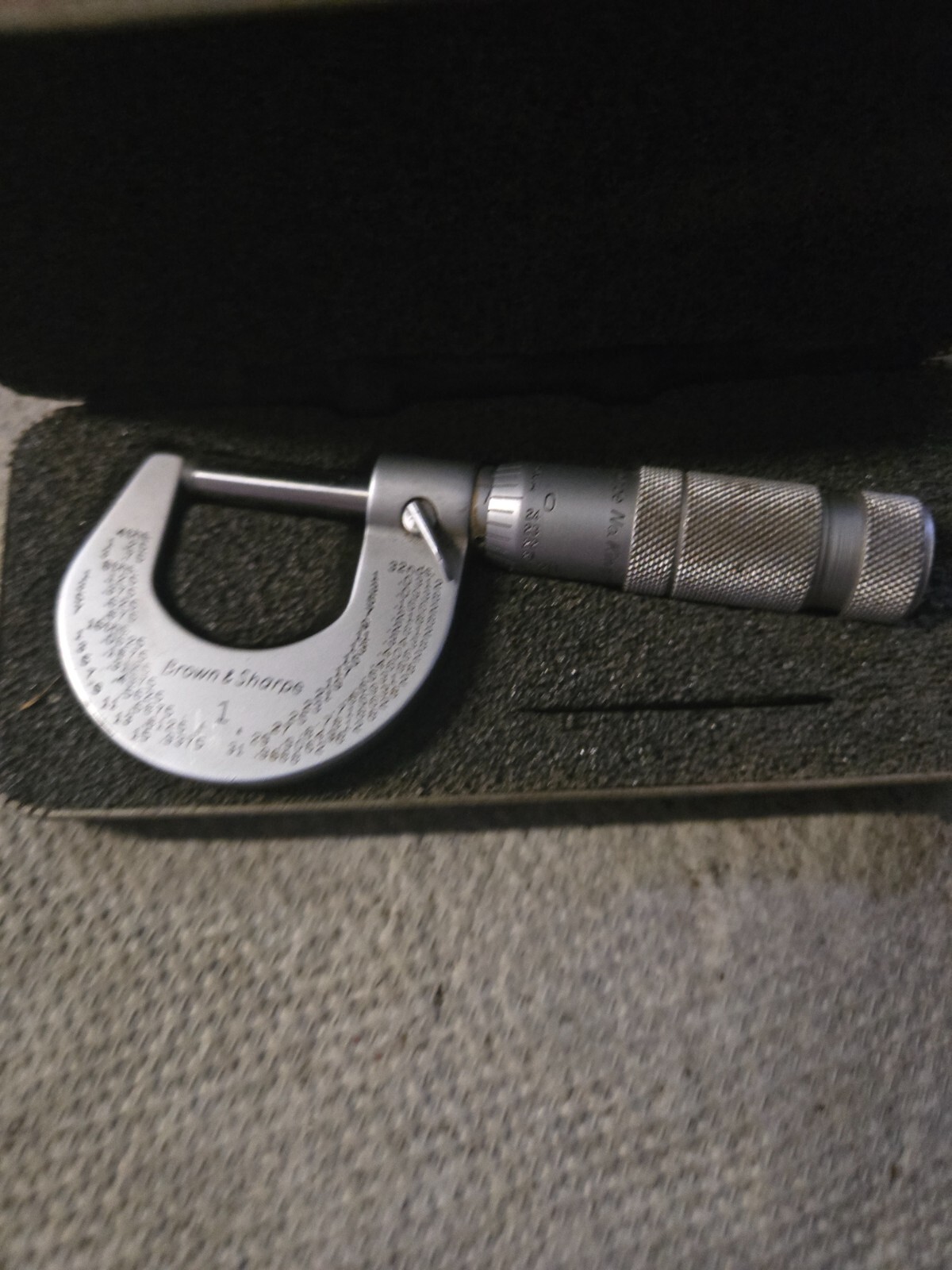 Brown Sharpe micrometer 0-1 with case | eBay