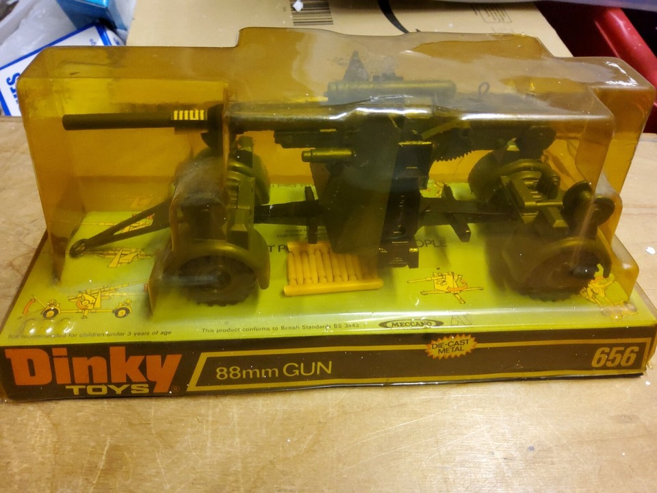 DINKY Meccano TOYS MODEL No.656 German 88mm GUN mint in original box | eBay
