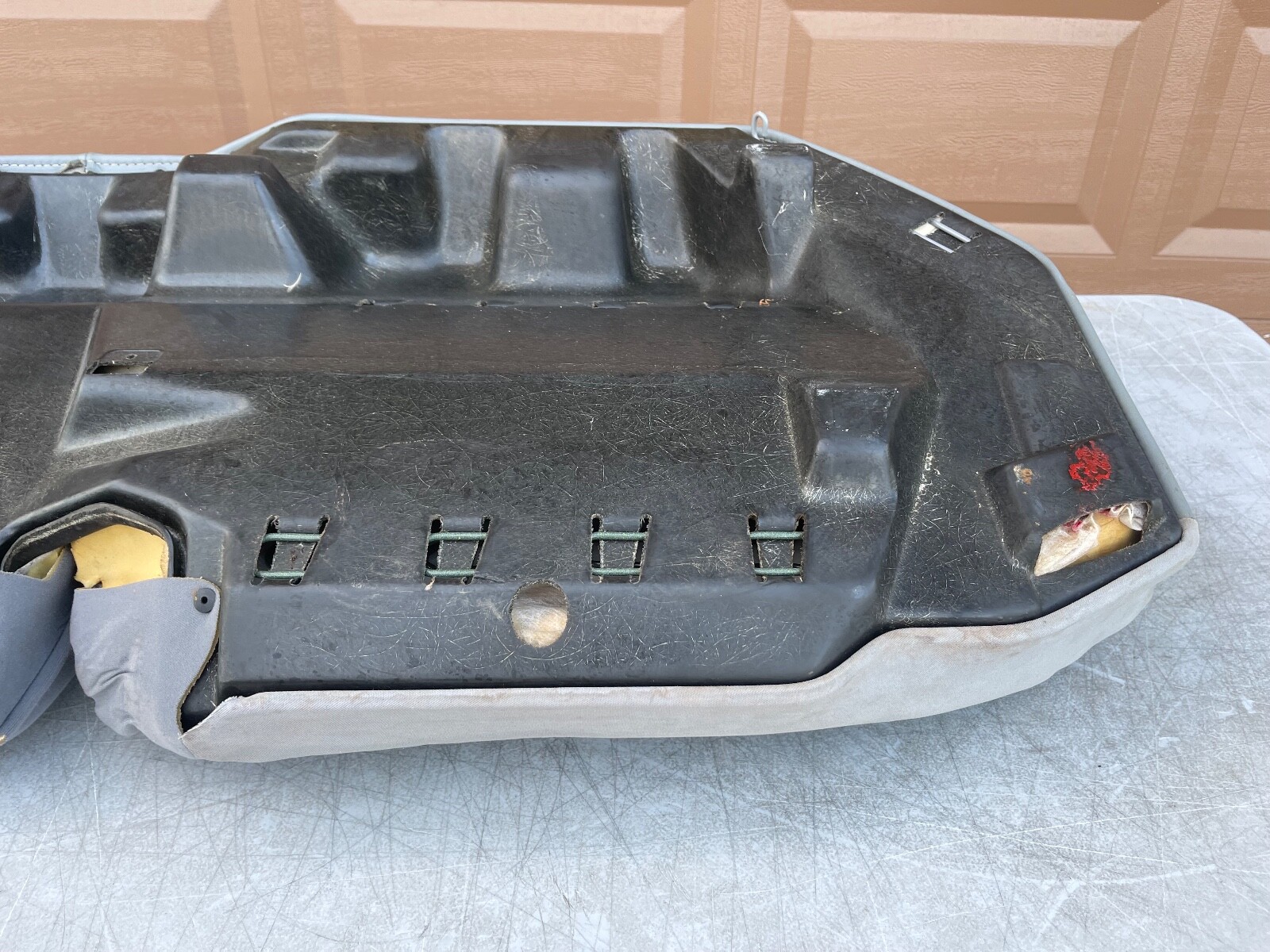 1998 MERCEDES-BENZ S320 W140 LWB REAR LOWER SEAT BOTTOM CUSHION LEATHER ...