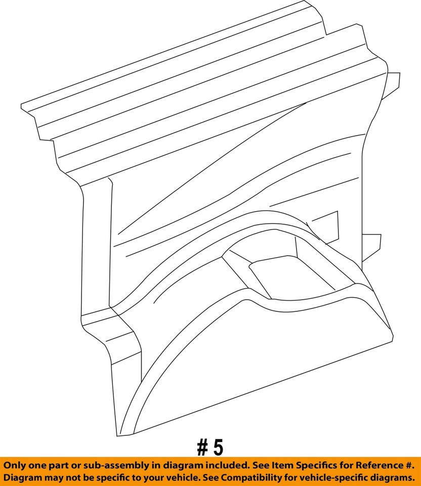 GM OEM 01-24 Aurora Body Side Panels Interior Trim-Lower Trim Panel ...