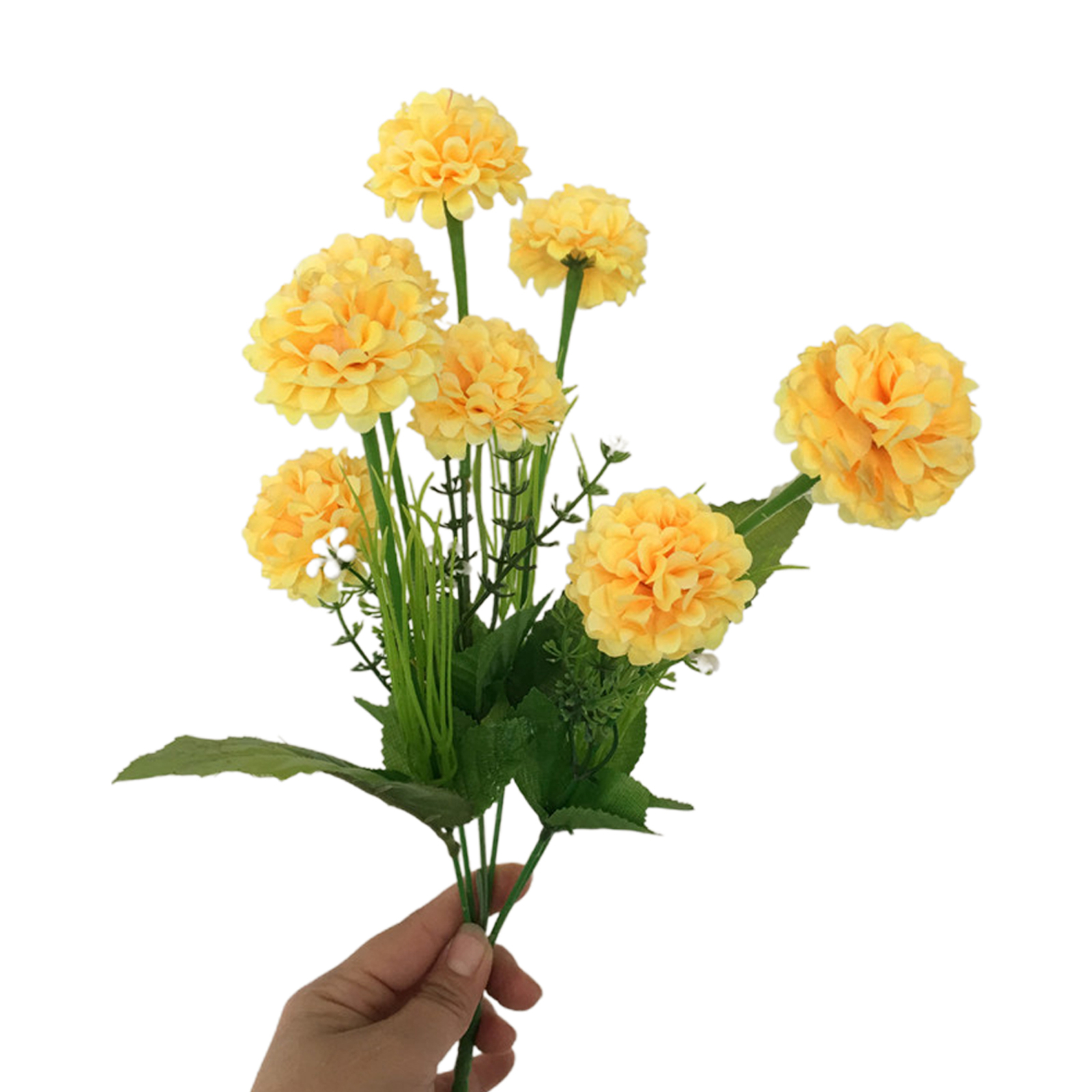 Artificial Flower Heads Fake Chrysanthemum Silk Cloth Home Decor Party ...