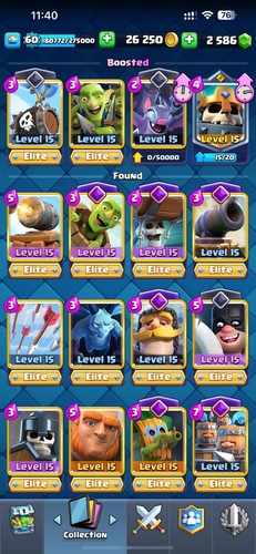 CR/LVL60 ( 66 MAX CARD ) 10 000 Trophy | 113 EMOTE | 13 TOWER SKIN ...