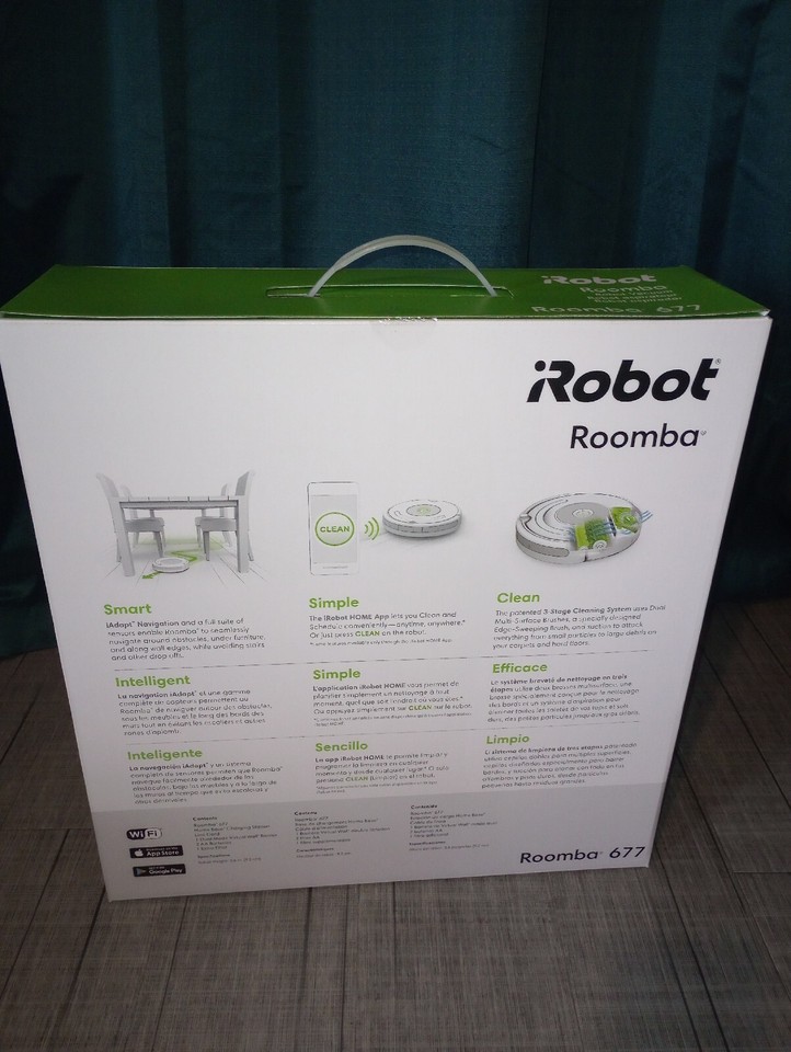 iRobot Roomba 677 Robot Vacuum Wi-Fi Connected | eBay