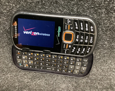 Samsung Intensity II QWERTY SLIDER Verizon Wireless PHONE Black ...