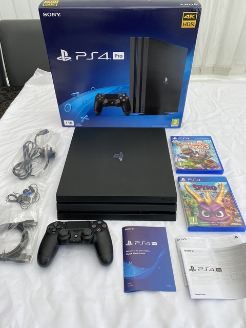 Sony PlayStation 4 Pro 1TB Video Game Console - Jet Black for sale ...