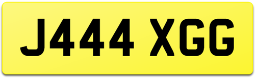 JAG CHERISHED PERSONALISED REG NUMBER PLATE J444 XGG / JAGUAR XF XFR XJ ...