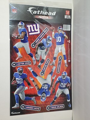 Fathead NFL Team Set 2013 New York Giants Eli Tuck Wall Room Decals ...