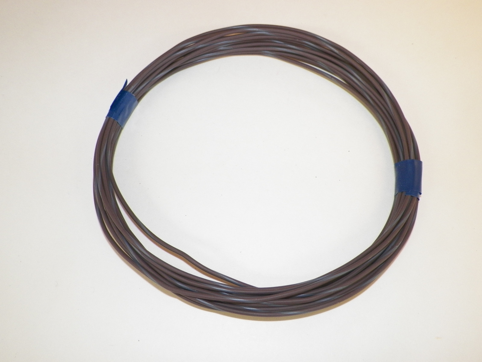 BROWN/GRAY AUTOMOTIVE WIRE 16 GAUGE HIGH TEMP GXL 25 FEET | eBay