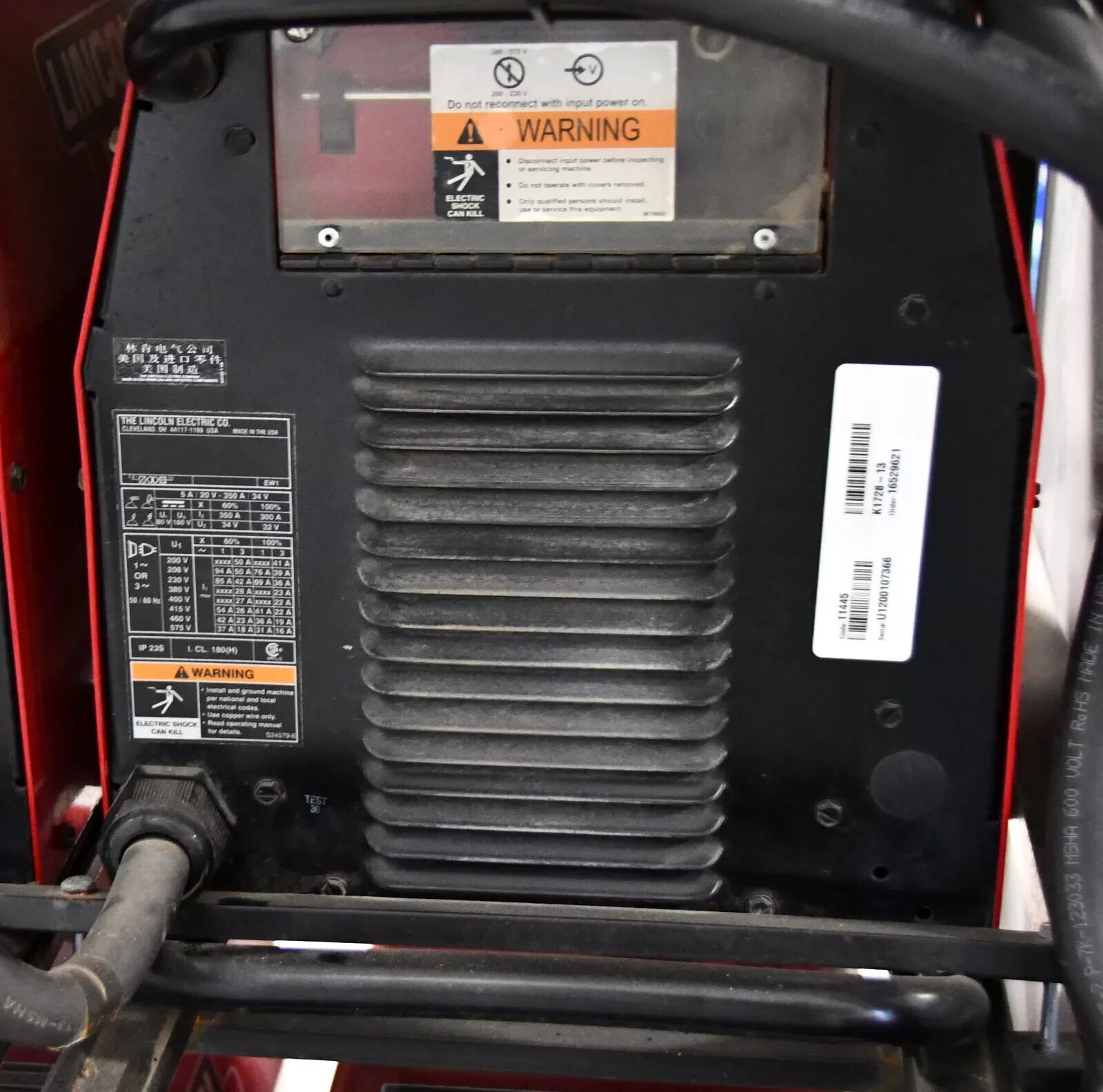 Lincoln Electric V350-Pro Invertec CC/CV Multiprocess Welder, can ship ...