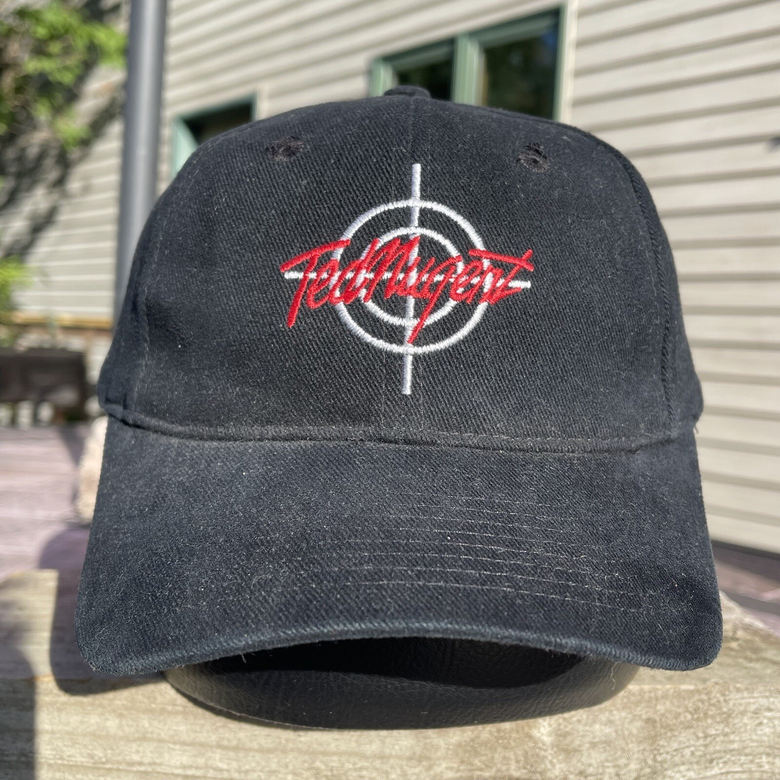 Vintage 1990s Ted Nugent Bullseye Strapback Hat Cap | eBay