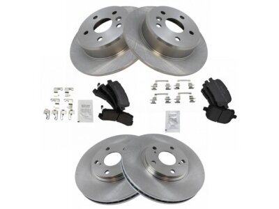 Front and Rear TRQ Brake Pad and Rotor Kit fits Lexus RX300 1999-2001 ...