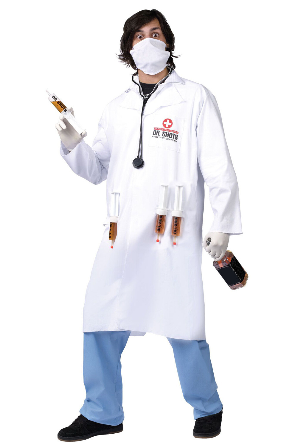 Doctor Dr. Shots Adult Halloween Costume | eBay