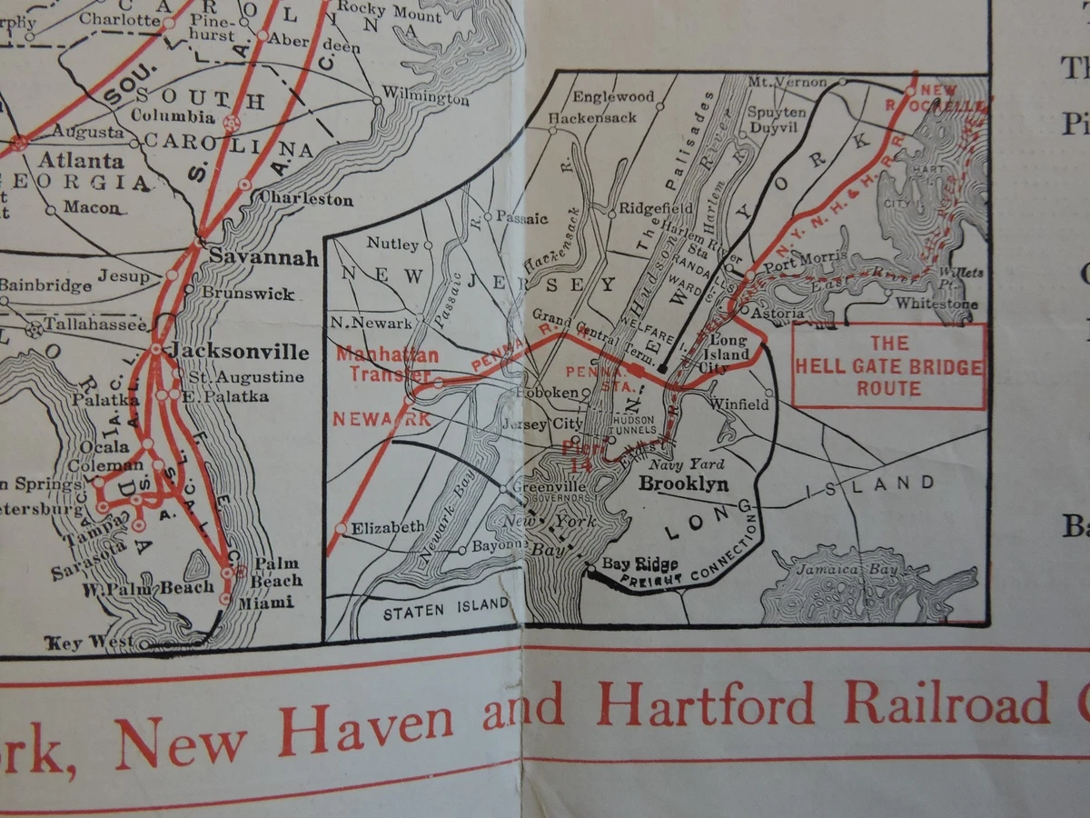 Hell Gate Bridge Map