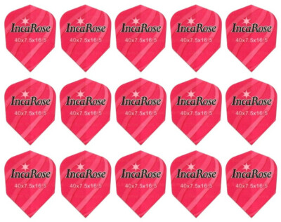 5 New Sets Harrows Quadro Standard Dart Flights – Inca Rose | eBay
