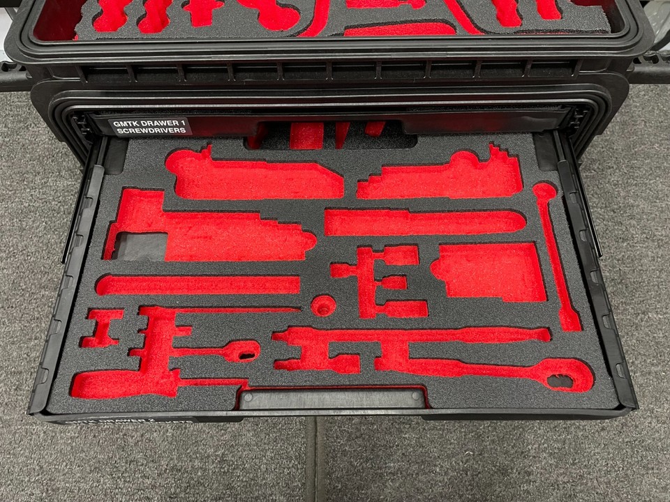 Snap-on Tools GMTK 6 Drawer All-Weather Rolling Tool Box w/ Laser Cut ...