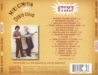 MIKE COMPTON & DAVID LONG STOMP NEW CD 715949106323| eBay