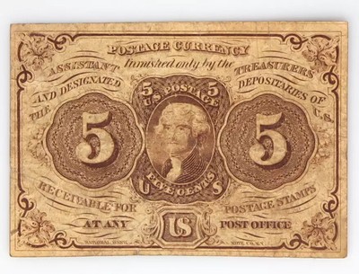 5 Cent Fractional Currency First Issue Fr 1228 | eBay