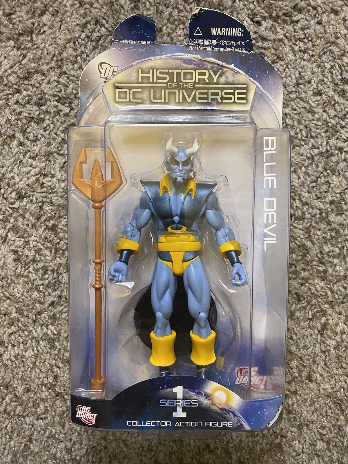 DC Direct History of DC Universe: Series 1 Blue Devil Action Figure for ...