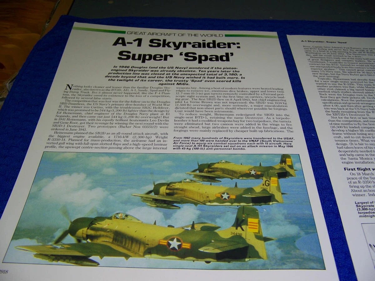 Skyraider Specifications