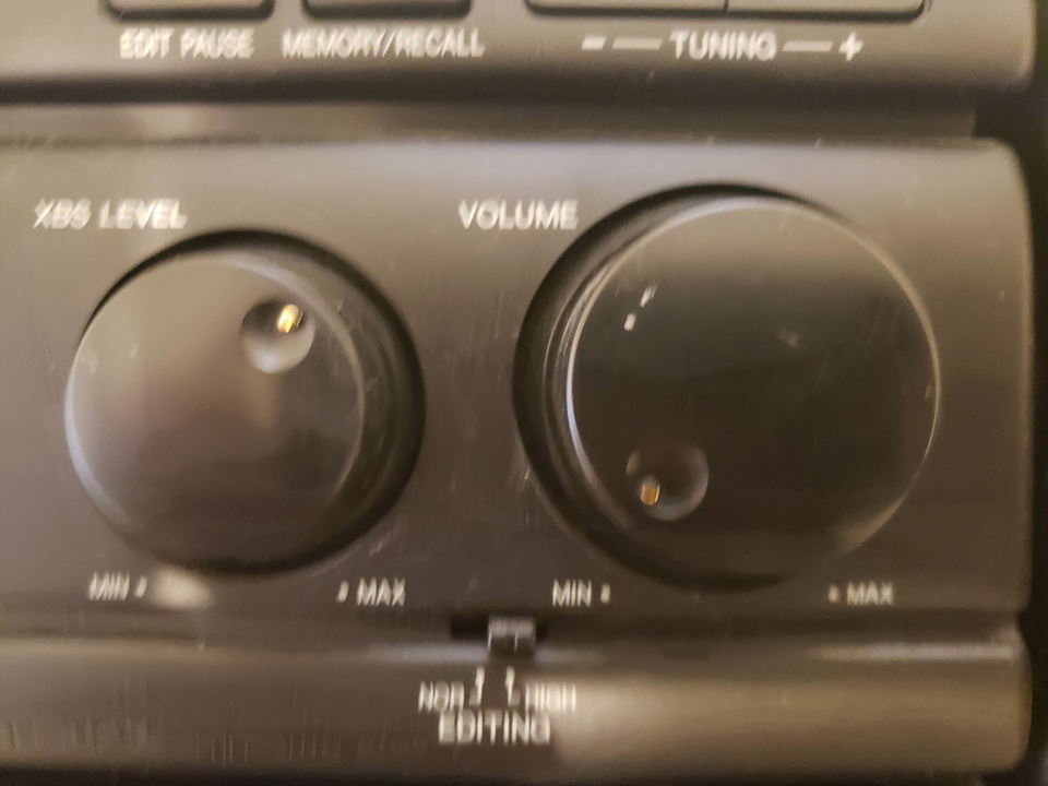 Panasonic RX-DT610 Boombox Dual Cassette CD Player AM/FM Radio EQ ...