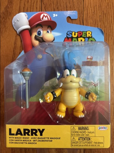 NEW Jakks Pacific 42675 World of Nintendo 4in LARRY KOOPA w/ MAGIC WAND ...