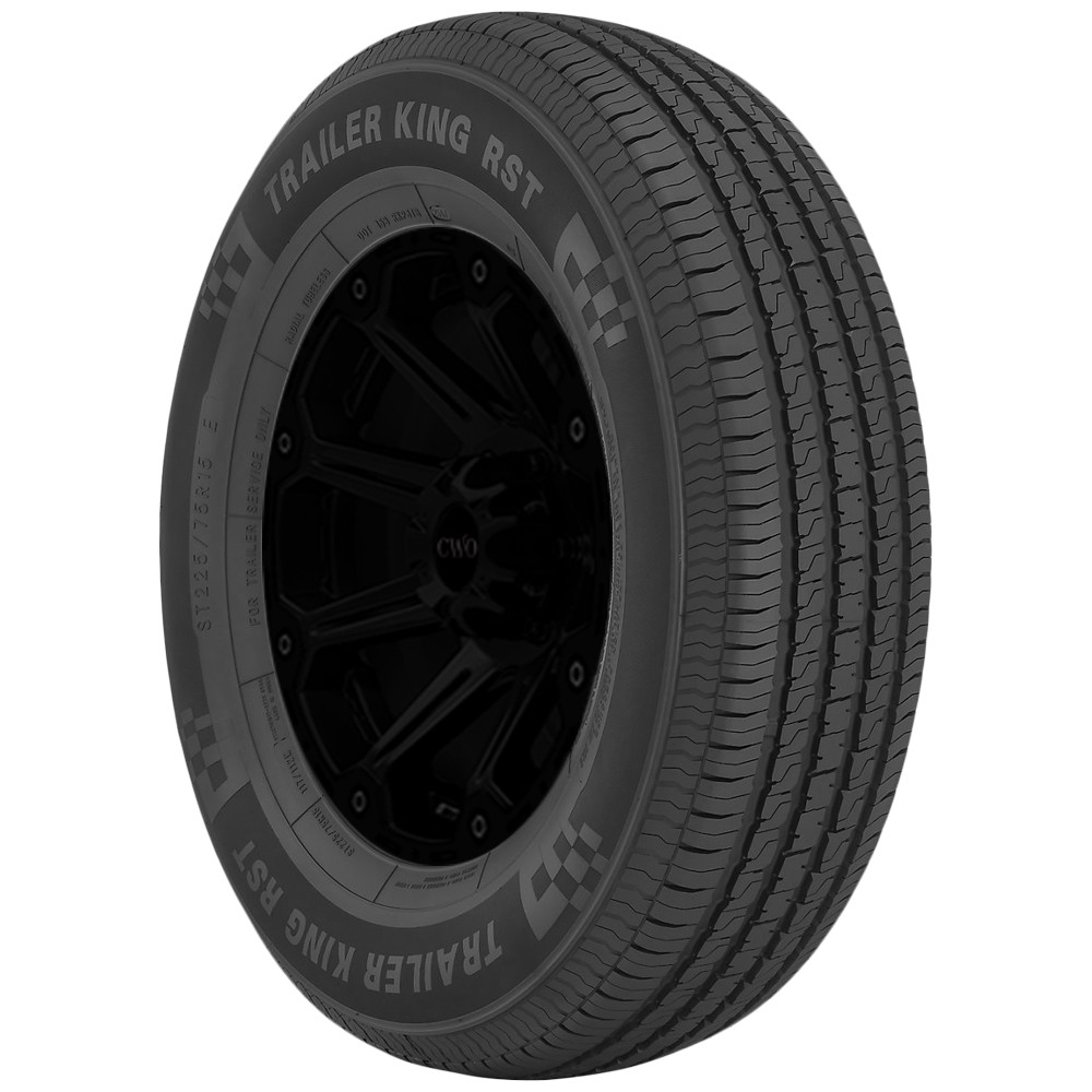 (QTY 4) ST235/85R16 Trailer King RST 128/124M Load Range F Black Wall ...