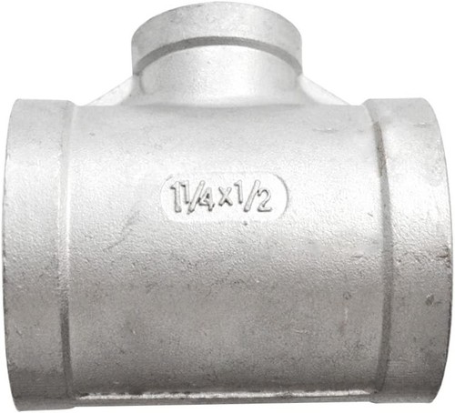 2x1" - 1/2" Female BSP Tee T 3 WAY Pipe Fitting Reducer Connector ...