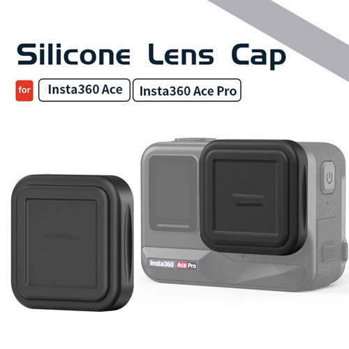 Silicone Lens Cap Sports Camera Lens Dust-proof Cover for Insta360 Ace ...