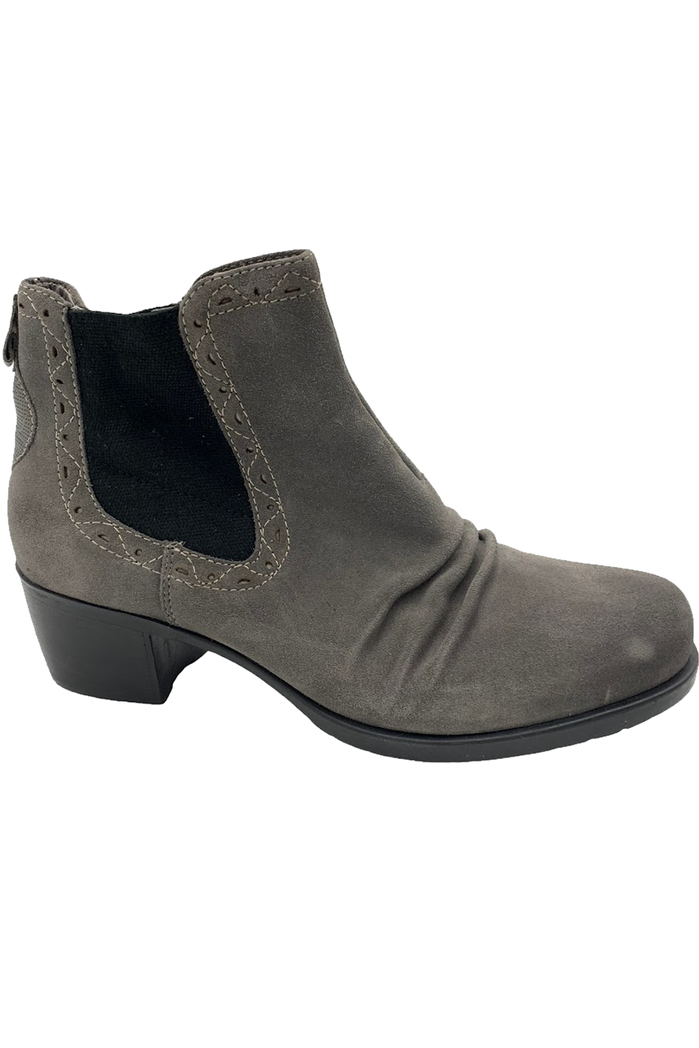 Earth Suede Ankle Boot Denali Aspect Charcoal Gray | eBay