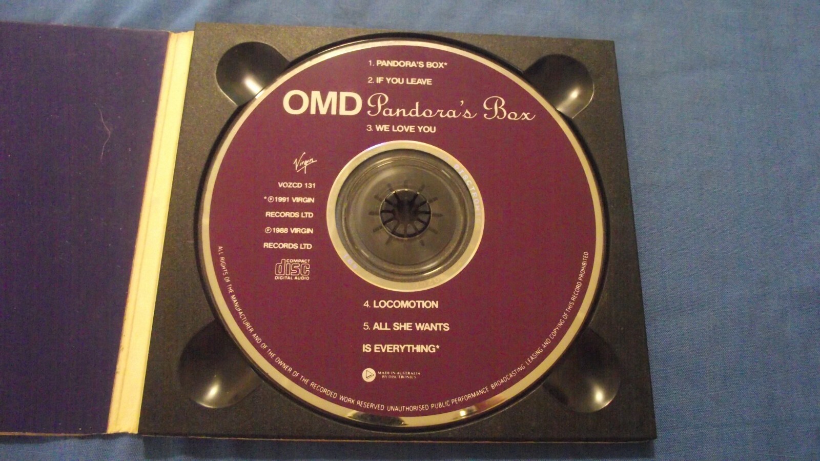 OMD Pandora's Box 5 Tracks - Single - CD | eBay