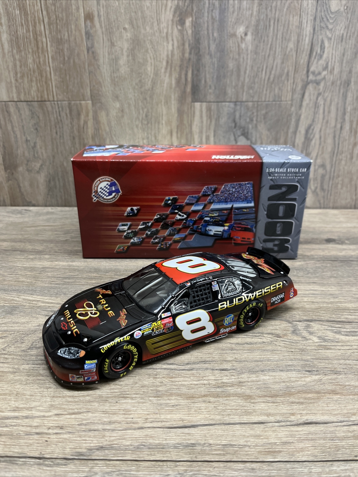 DALE EARNHARDT JR #8 STAIND TRUE B MUSIC 2003 ACTION COLLECTABLES 1:24 ...