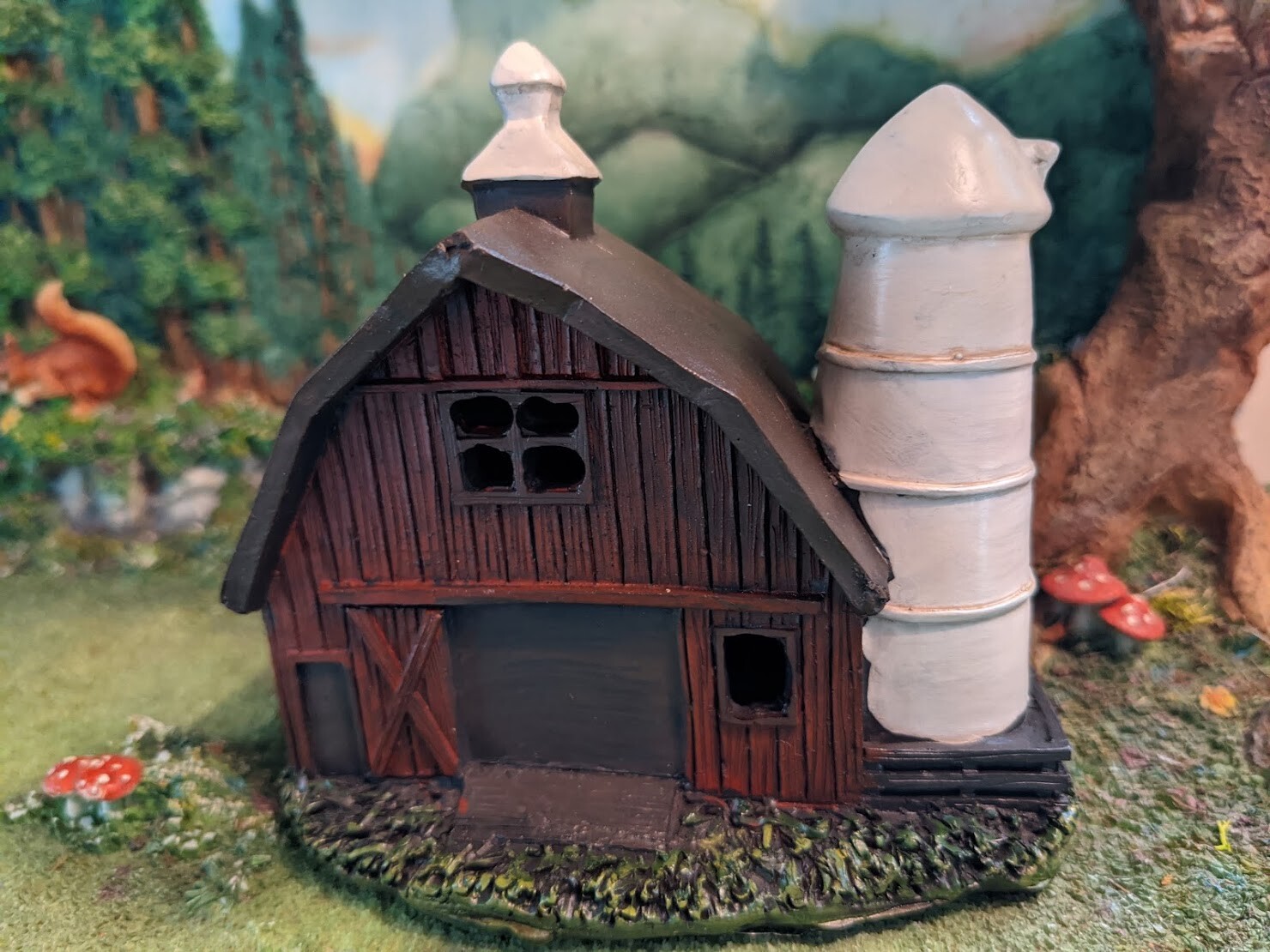 LED lit Barn 3.5" LS FA 94 Miniature Fairy Garden | eBay