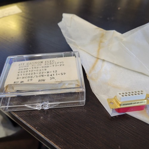 311P405-2P-B-12 AMPHENOL DAMA-15P-NMB-77-FO D-Sub MIL Spec Connector ...