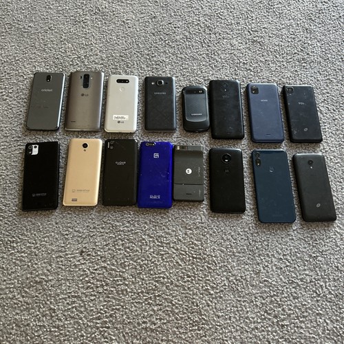 Motorola,Samsung, TCL Wiko Assorted Android Smartphones - Lot of 16 | eBay