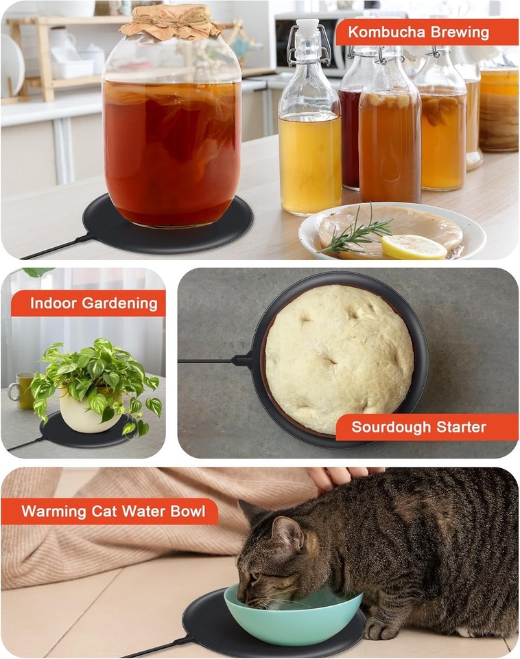 Fermentation Heating Pad, Brewing Warming Mat Homebrew Heater for ...