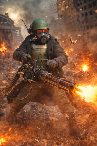 1/6 Scale Custom Fallout NCR Style Post Apocalyptic Soldier Figure ...