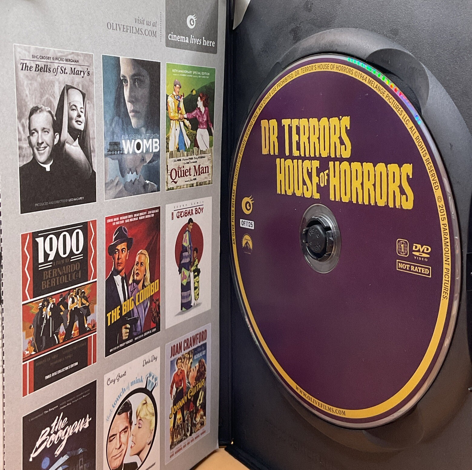 Dr. Terror's House of Horrors DVD 1965, 2015 Christopher Lee *Buy 2 Get ...