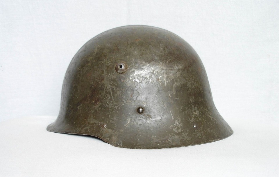 WW2 BULGARIA COMBAT STEEL HELMET M36 TYPE C WITH DECAL | eBay