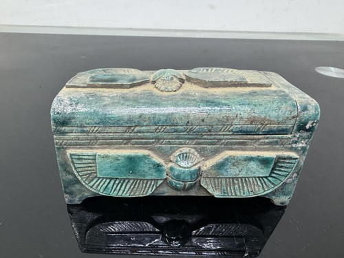 Rare Ancient Egyptian Antiquities Egyptian Scarab Box with Ushabti ...