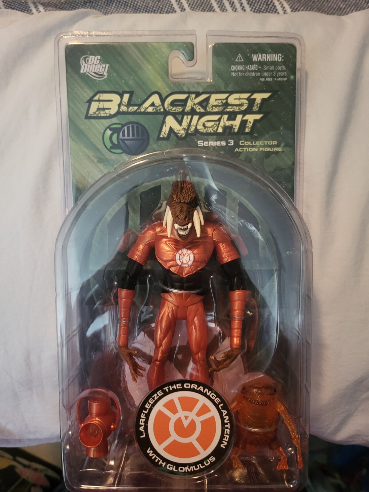 DC Direct Blackest Night Series 3 Larfleeze The Orange Lantern w ...