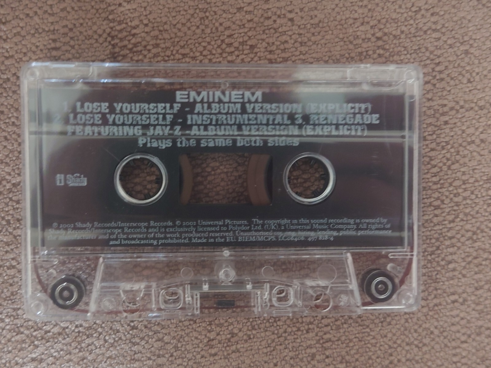 Eminem Lose Yourself Cassette Single feat Jay Z Renegade | eBay