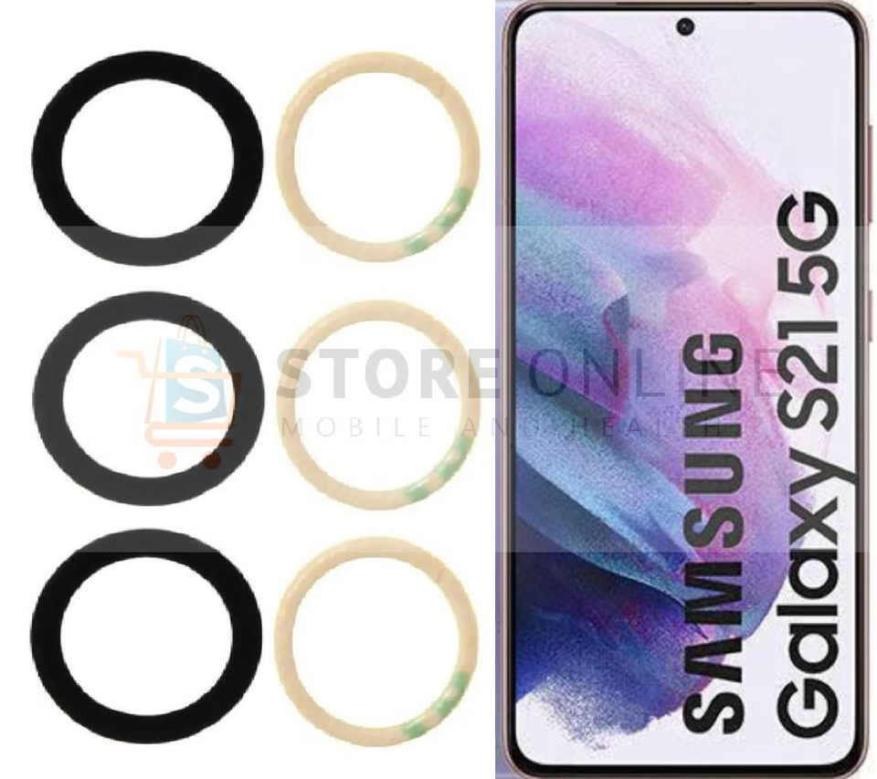 For Samsung Galaxy S21 S21 Plus Ultra FE Camera Glass Lens Replacement ...
