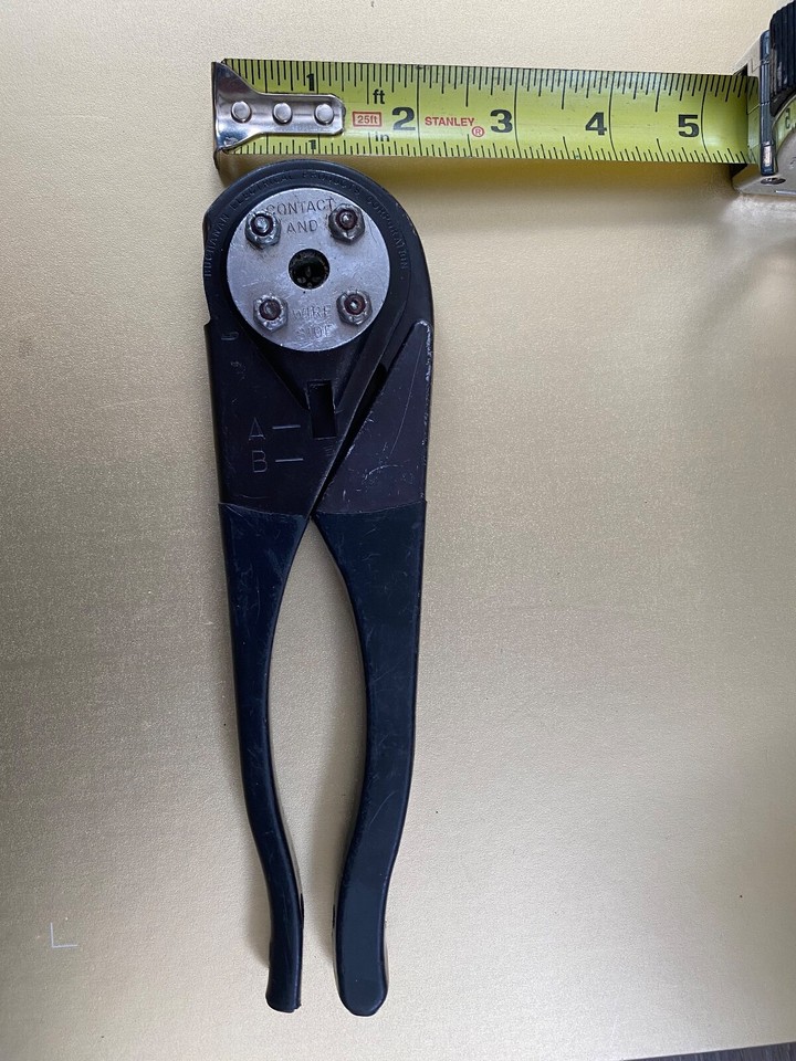 Buchanan USA pres-SURE-tool Electrical Crimp Tool Crimper Pliers | eBay
