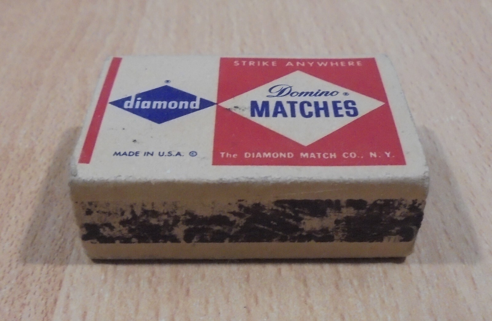 DIAMOND DOMINO MATCHES ADVERTISIGN VTG MATCHBOX EMPTY | eBay