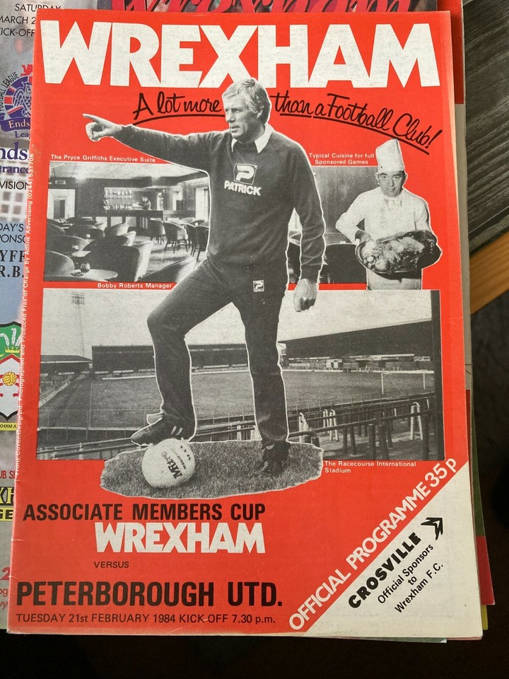 Wrexham HOME & AWAY programmes 1960s 1970s 1980s 90s League & Cup ...