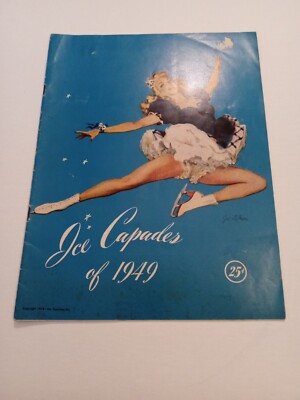 Ice Capades Of 1949 Souvenir Program Donna Atwood Bobby Specht Skating ...