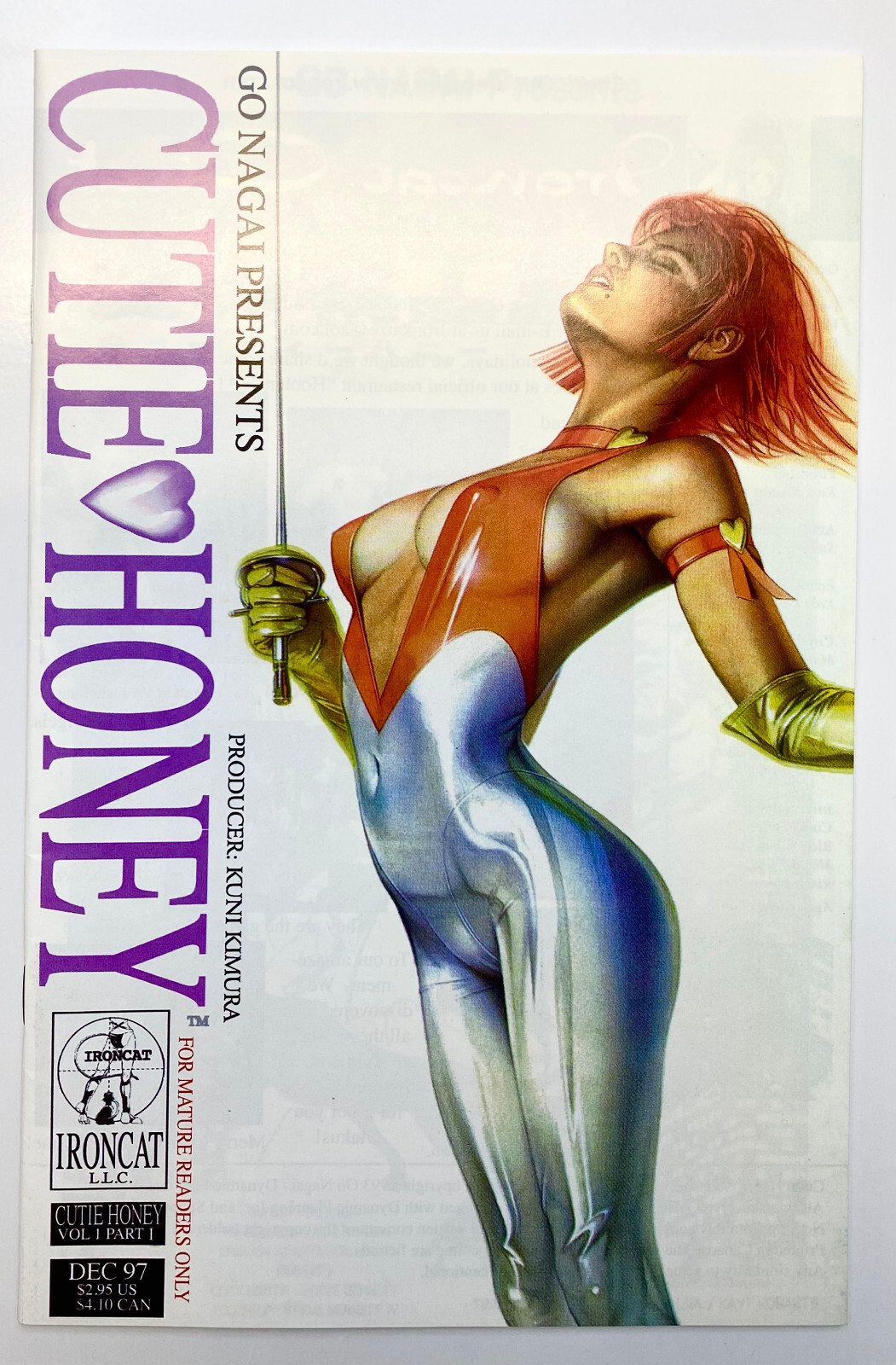 Cutie Honey Part 1 Vol. 1 (DEC 1997 Ironcat) Kimura, Go Nagai - Hajime Sorayama | eBay